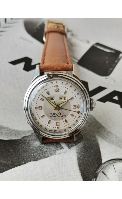 Movado Calendomatic réf 16351 - 1950s