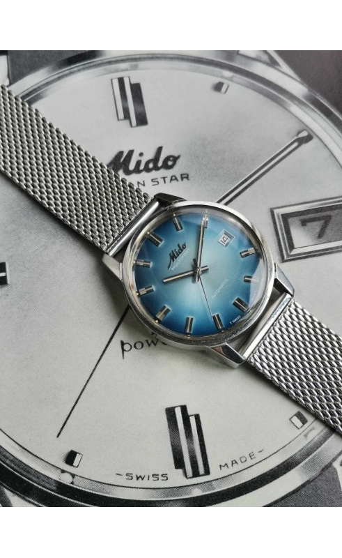 Mido Multifort "blue dial" - 1965