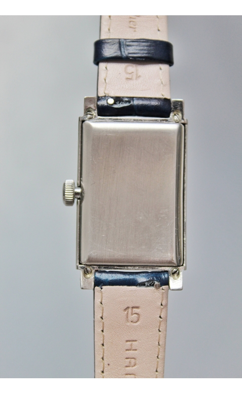 Record watch Co. clamshell case - 1940s
